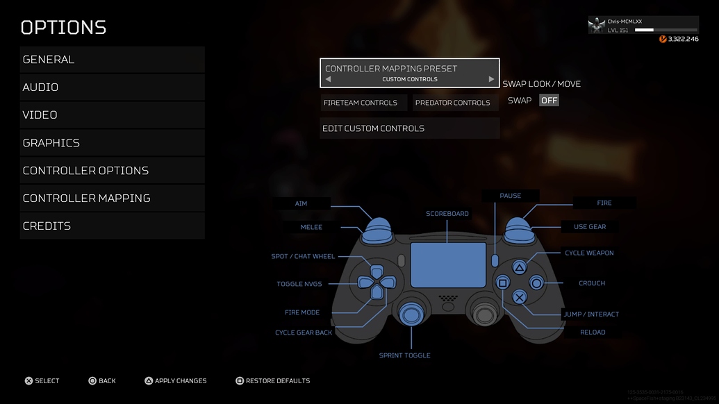 Major problem with custom controls mapping on controller!! - Bug ...